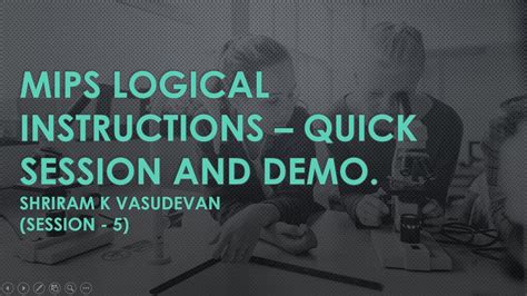 5 Mips Logical Instruction And Assembly Language Programming With Qtspim Demo Youtube