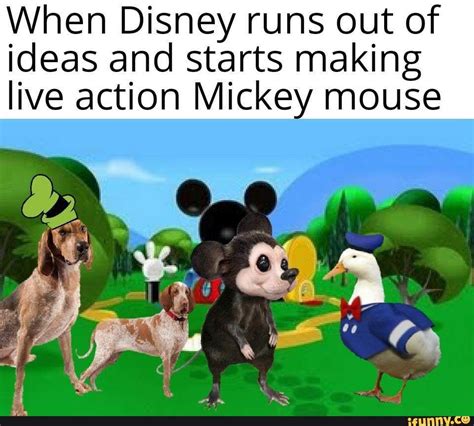 When Disney Runs Out Of Ideas And Starts Making Live Action Mickey