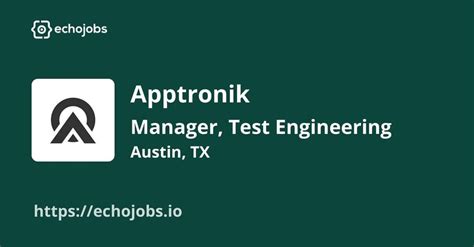Apptronik Is Hiring Manager Test Engineering Austin Tx Assembly Python Raustinjob