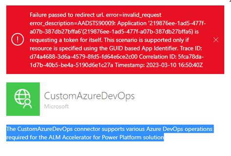 ALM Accelerator BUG ISSUE TITLE Issue 5073 Microsoft Coe