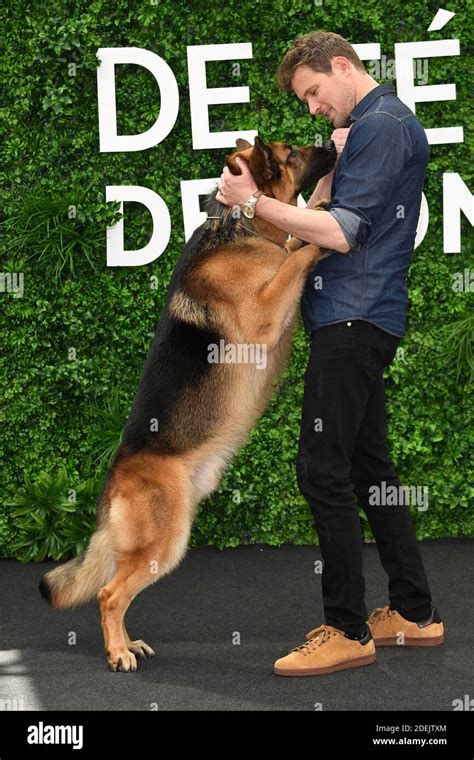Canadian Actor John Reardon And Diesel Vom Burgimwald From The Tv Serie