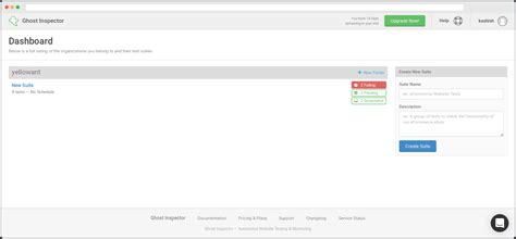 Ghost Inspector Integration Zenduty Docs