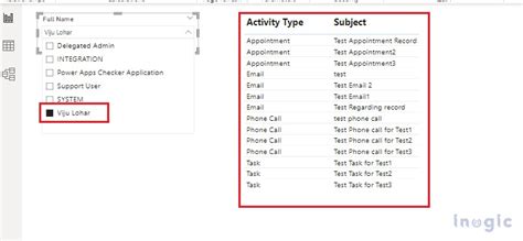 How To Filter Activities By Selected Users In Power BI Reports Power Community