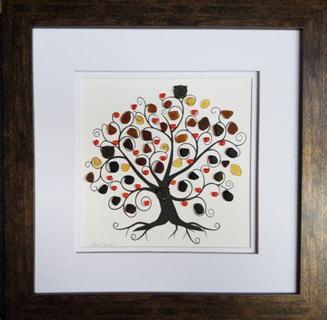 Autumn Tree Of Life RainDrops Allied Arts