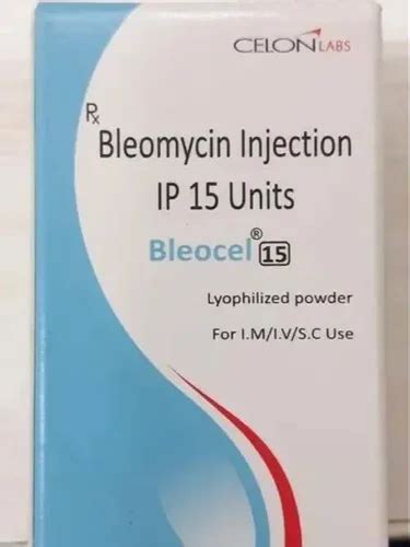 Celonlabs Bleocel 15 Bleomycin Injection Packaging Celon Bottle At Rs 500 Vial In Bulandshahr
