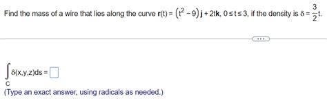 Solved Evaluate C 2x 5y Ds Where C Is Given In The Chegg Com