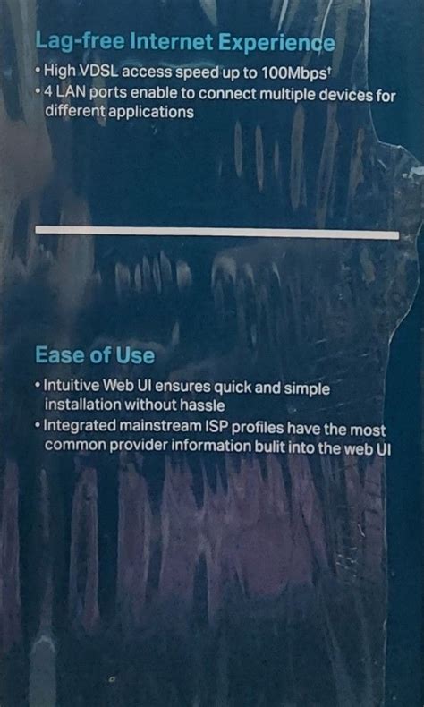 Tp Link VZ F VDSL HSBA Modem Computers Tech Parts Accessories Networking On Carousell