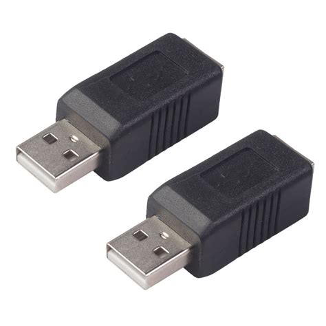2 Packs USB Type A Male To USB Type B Female Conne Grandado