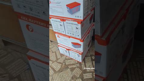 12v 200ah Gel Battery Ya Solar Felicity In Kinondoni Solar Energy