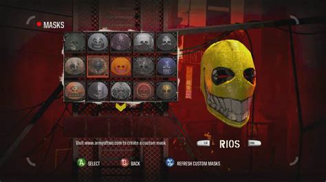 Army Of Two The 40th Day Masks Youtube