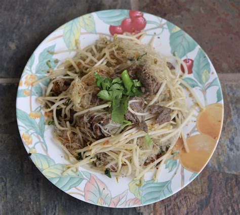 recipe thai bean thread beef