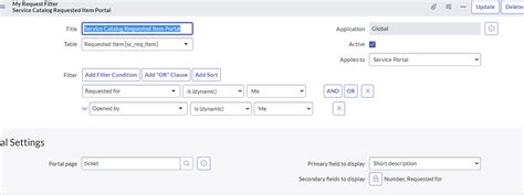 Display Of The Request Number Under RITM In The My ServiceNow Community