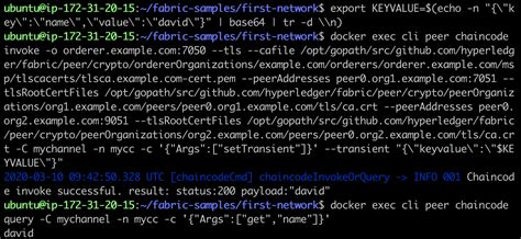 Hyperledger Fabric私有数据与暂态数据Private Transient 学习软件编程