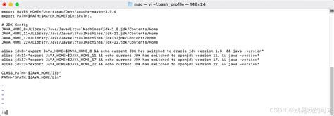 2025年最新macbook苹果电脑安装jdk8、jdk11、jdk17、jdk22教程，配置环境变量 快速切换jdk版本 mac安装
