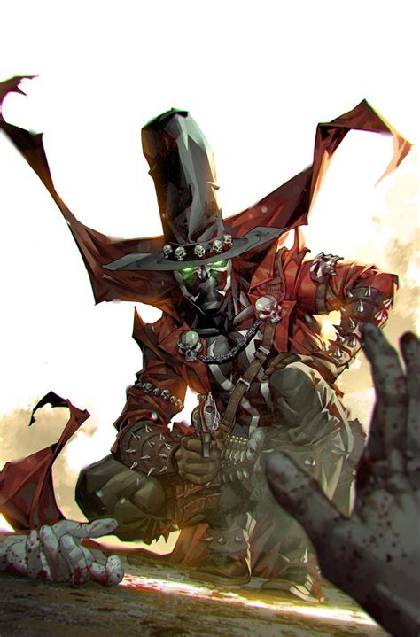 Spawn Character Design Skeleton Spawner Cowboy Spawn The Gunslinger
