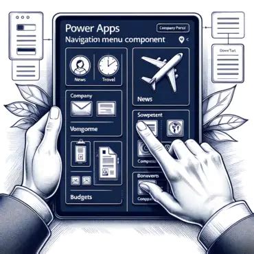Power Apps Navigation Menu Component Step By Step Guide