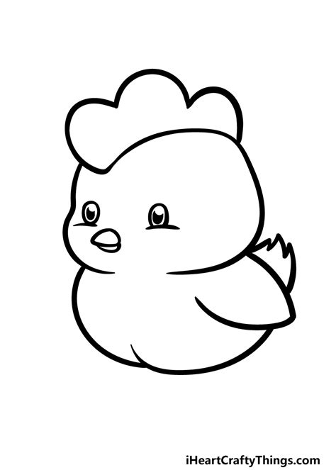 How To Draw Chickens Easy Parker Thrights