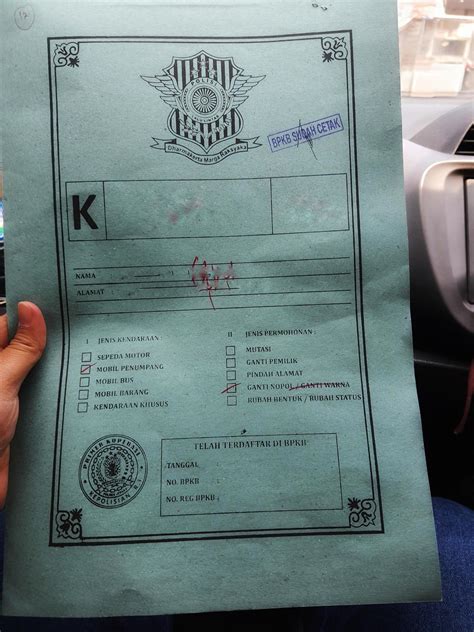 Central Java Indonesia In October 2022 A Folder Used To Process Car