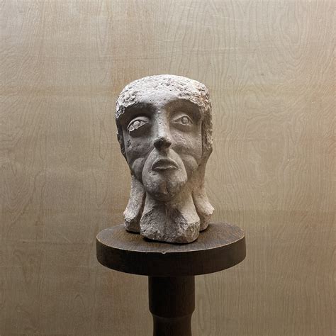 Stone Head Sculpture Sold — Siglo Moderno