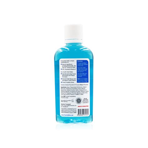 Fluorinze Anti Bacterial Fluoride Mouth Rinse 100ml Pearlie White