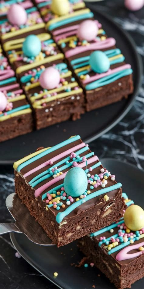 Easter Brownies Recipe Chewy Chocolatey And Festive Pin Desserts