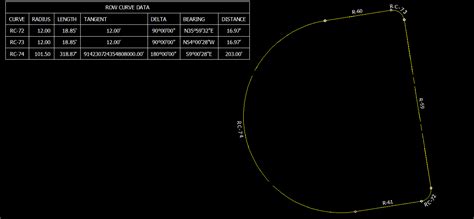 Error In Curve Table With Tangent Length Autodesk Community
