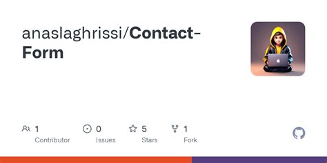 Github Anaslaghrissicontact Form