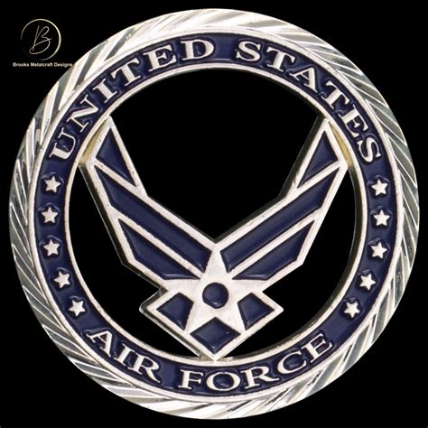 Air Force Core Values Hollow Commemorative Challenge Coin Etsy
