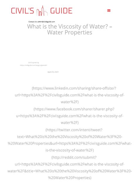 Viscosity Temperature Chart Water Pdf