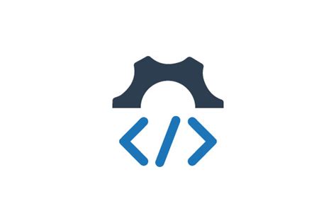 Custom Coding Icon Graphic By Symbolic Language · Creative Fabrica