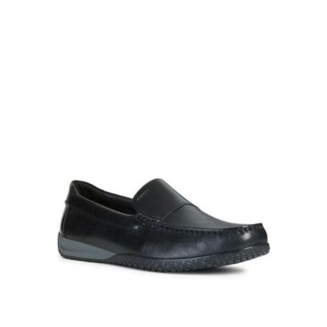Giày Nam Geox U Delrick A Smolea Màu Đen Size 43 Vua Hàng Hiệu