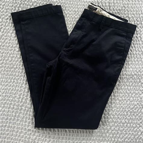 Banana Republic Fulton Skinny Fit Chino In Navy Blue Depop