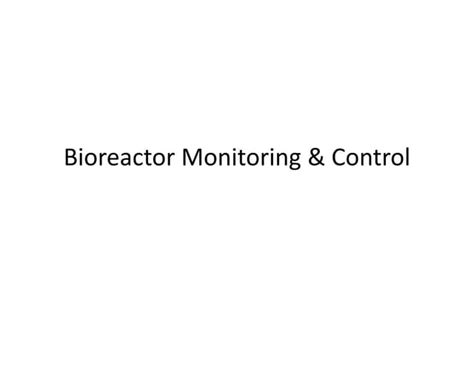 Bioreactorcontrolpdf