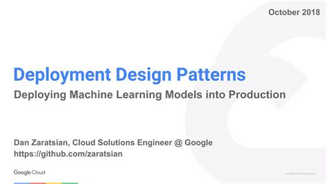 Deployment Design Patterns Deploying Machine Learning And Deep Learning Models Into Production