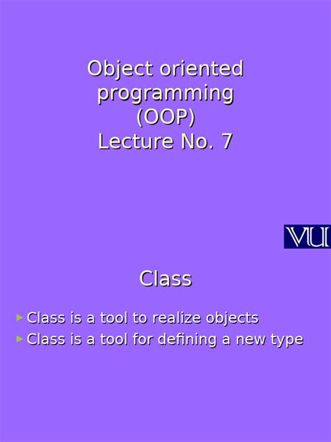 Classes Pdf