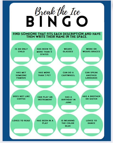 Icebreaker Bingo 100 Customizable Canva Template 3 Cards For