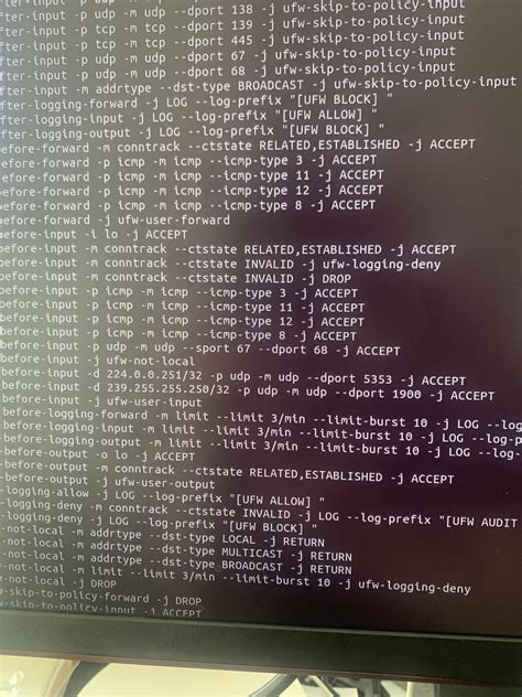 What Are These Weird Ips Iptables Is Accepting By Default Rubuntu