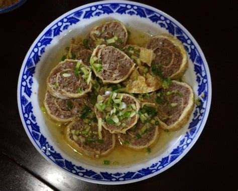 【蛋包肉的做法步骤图，蛋包肉怎么做好吃】大厨乐花肥下厨房