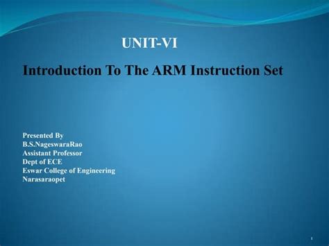 Arithmetic And Logical Instructions 8051 Microcontroller Ppt