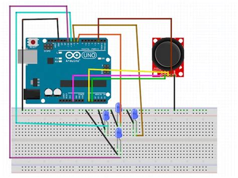 Simple Joystick Control With Leds Arduino Project Hub