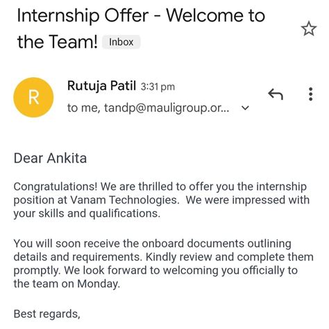 From Rejections To Resilience Landing The Vanam Tech Internship In