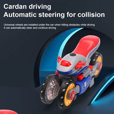 Stop Motor 360 Rotate Motor Cycle With Lightning Effect The Toy Factory
