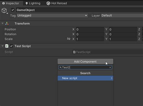 Default Folder Path For New Scripts Option In Settings Unity Engine