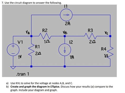 solved 7 use the circuit diagram to answer the following