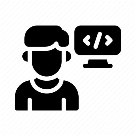Programmer Coding Profession Occupation Job People Avatar Icon
