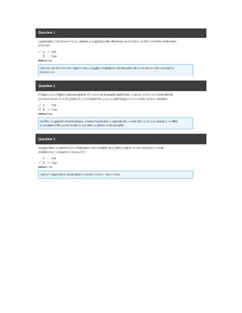 Sex 1108 Questionnaire Module 2 SEX1108 Studocu