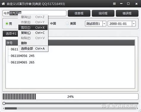 Qt自定义精美换肤界面 知乎