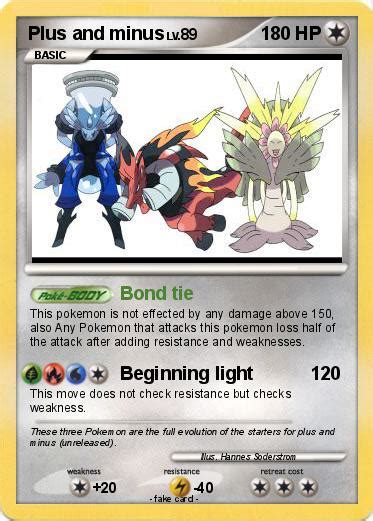 New Pokemon Plus And Minus