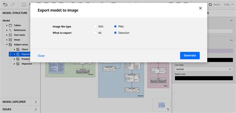 Tip 13 How To Export Selected Tables As An Image Vertabelo