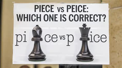Piece Vs Peice Which One Is Correct Grammar Glow